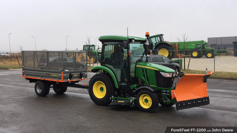 FT-2200 T3 3-Seiten-Kippanhänger - Foresteel. Kippanhänger ...